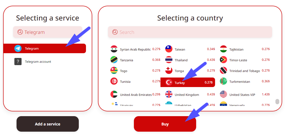 Get a Turkish phone number for receiving SMS